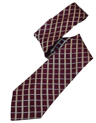 New NAUTICA Red Multi-Color Striped Tie 100% Silk Qte_E | eBay