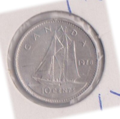 (H205-124) 1978 Canada 10c coin (DX) | eBay Australia