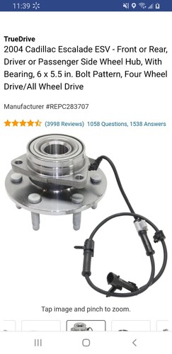 Genuine GM Wheel Hub and Bearing Assembly 13526966 | eBay