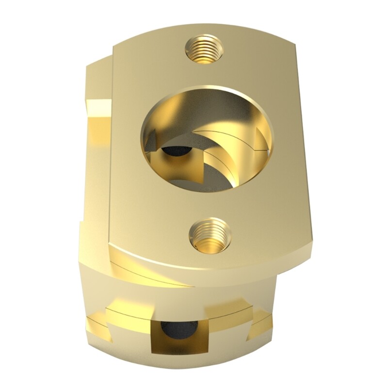 3D Printer Accessaries T8 Z-axis Screw Hotbed Coupling Square Coupler ...