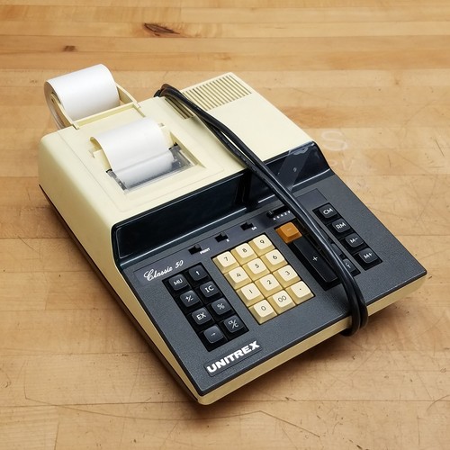 Unitrex Classic 50 Machine Calculator Printer - USED | eBay
