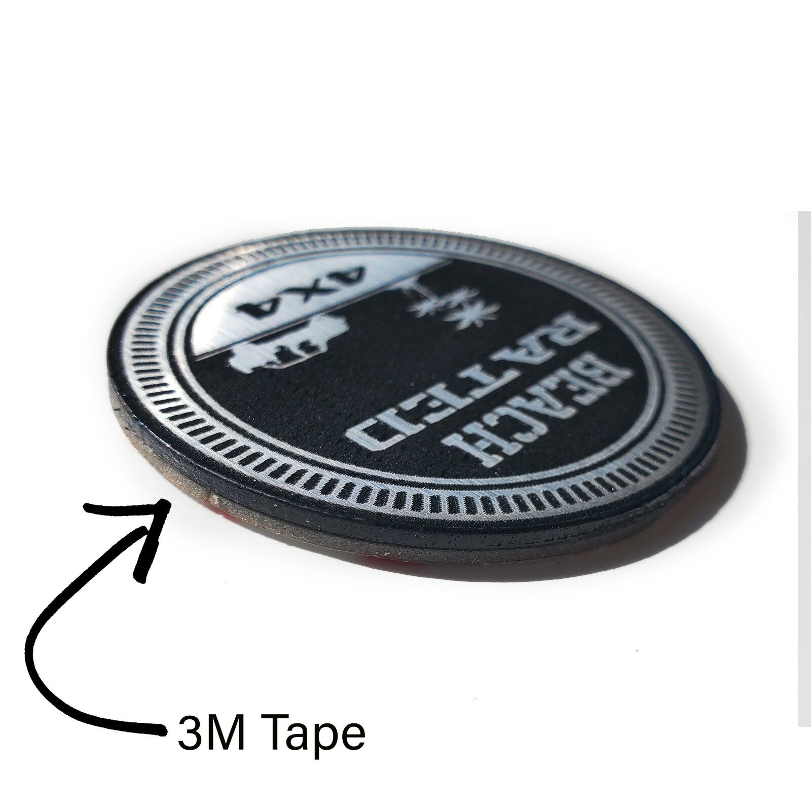 Pair (2) BEACH Rated Fender Badges fits JEEP WRANGLER YJ JL JK TJ CJ ...