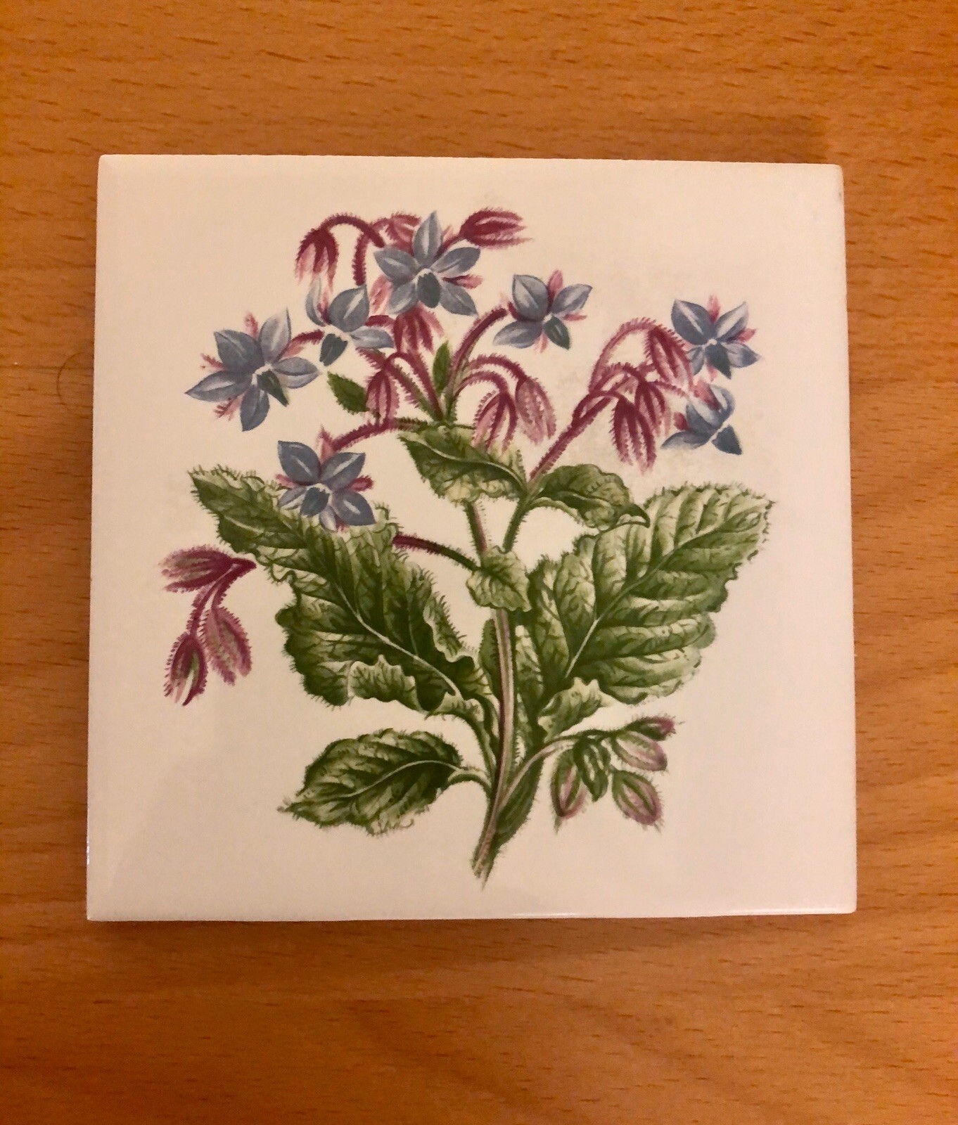 Set of 4 Herbs Decorative Ceramic Tiles, Mulia Ceramics | eBay