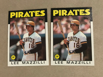 1986 Topps Baseball Card #578 Lee Mazzilli Pittsburgh Pirates NMMT Free ...