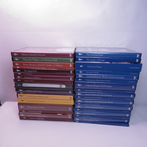 Large Lot of The Great Courses DVDs Science & Mathematics++ With Most ...