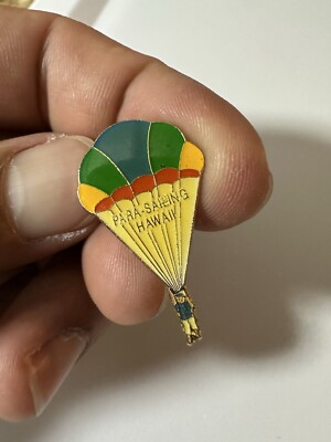 Vintage Parachute Hawaii Lapel Pin | eBay