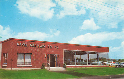 Lewiston ME Davis Cadillac Oldsmobile Dealership, Postcard | eBay