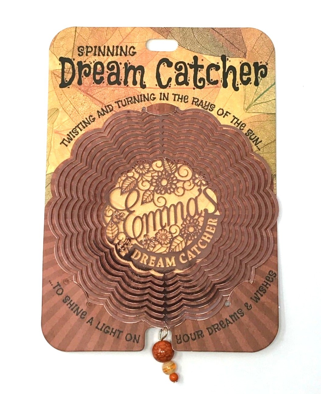 Personalized Spinning Dream Catcher Window Gift Garden Names Choose ...