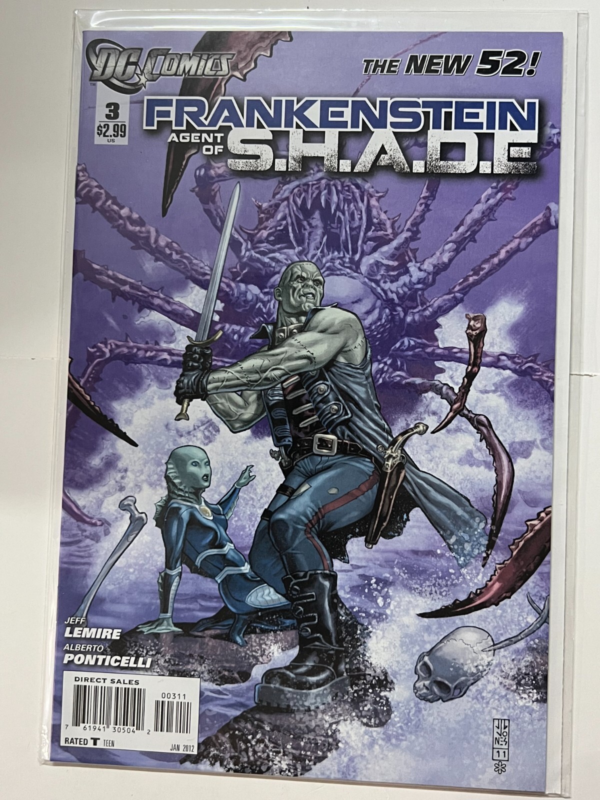Frankenstein: Agent of Shade #3 Comic Book 2011 New 52 - DC | Combined ...