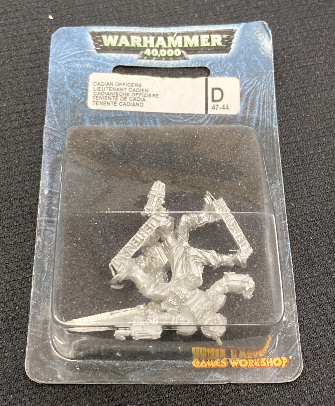 Warhammer 40k cadian officers Lieutenant x 2 metal astra militarum ...