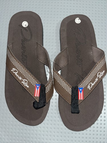 Puerto Rico Flip Flops Brown Size 8 | eBay