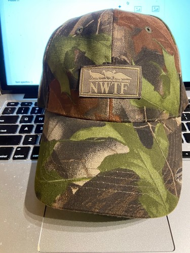 Vintage NWTF Hat Mens Olive Green adjustable | eBay