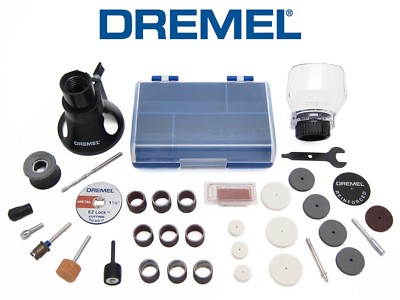 New DREMEL 36-Piece accessory kit - case, cutting guide, shield, collet ...