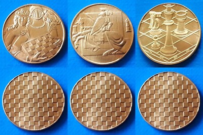 Chess Coin Set UNC Queen Knight Rook Pawn | eBay