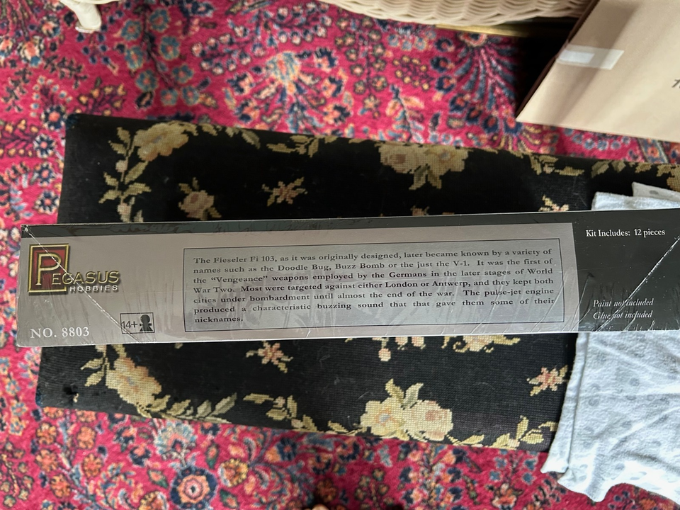 Pegasus Hobbies 1/18 V1 Flying Bomb Plastic Model Kit 8803 - NIB | eBay