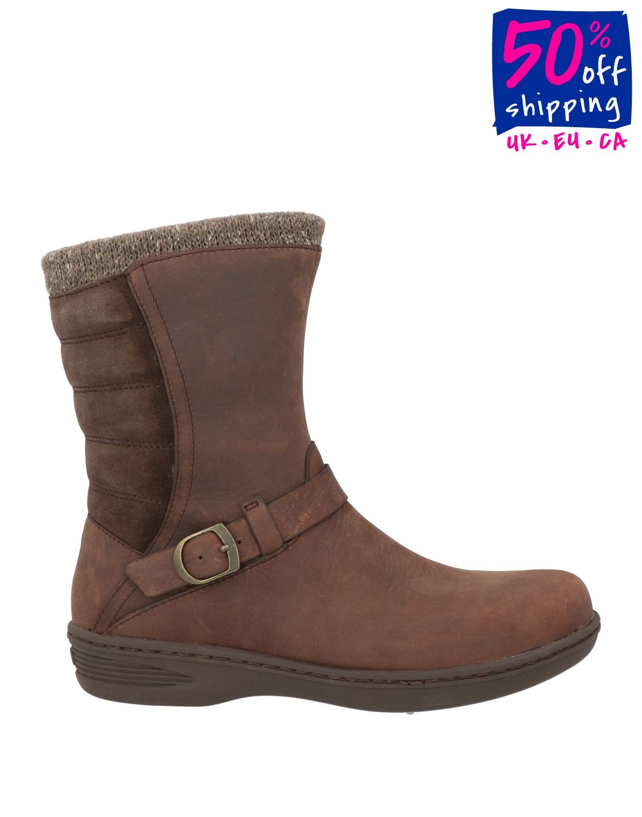 RRP€159 TEVA Leather Ankle Boots US10 UK8 EU41 Brown Waterproof Logo Round Toe 8000025289857| eBay