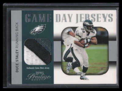 2003 Playoff Prestige Game Day Jerseys gdj26 Duce Staley Patch | eBay
