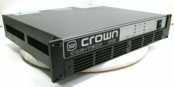 Crown Com-tech 410 Ct-410 CT410 Professional Power Amplifier for sale ...