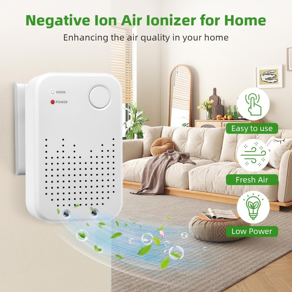 Clarifion Air Purifier Plug In 2-Hole Plug Clarifion Air Ionizer ...
