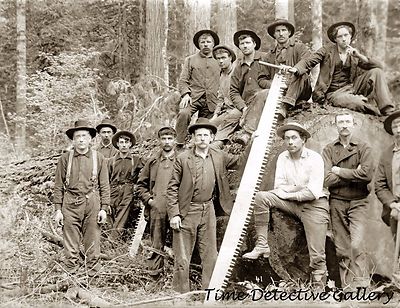 Group of Loggers, Pacific Northwest - circa 1900 - Historic Photo Print ...