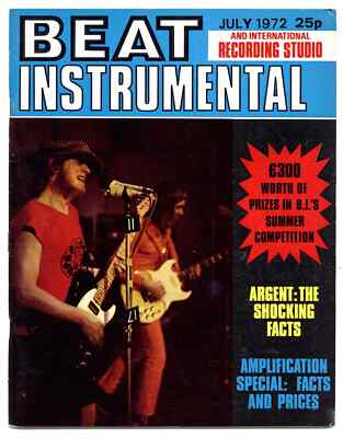 Beat Instrumental Magazine No 110 July 1972 Dr John Captain Beyond Rory ...