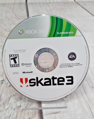 Skate 3 Xbox 360 - DISC ONLY - Tested Platinum Hits | eBay