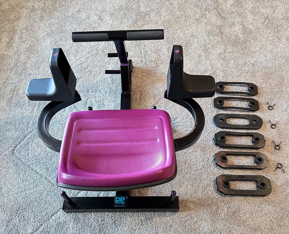 BODY BY JAKE HIP & THIGH EXERCISE MACHINE WITH 6 RESISTANCE BANDS SUPER ...