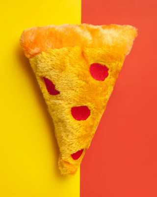 ZIPPYPAWS PLUSH SQUEAKY DOG CHEW TOYS NOMNOMZ PIZZA 8” | eBay