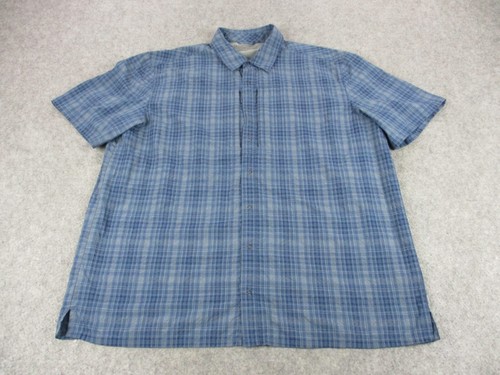 511 Tactical Shirt Mens Extra Large Blue Gray Concealed Dual Pockets ...