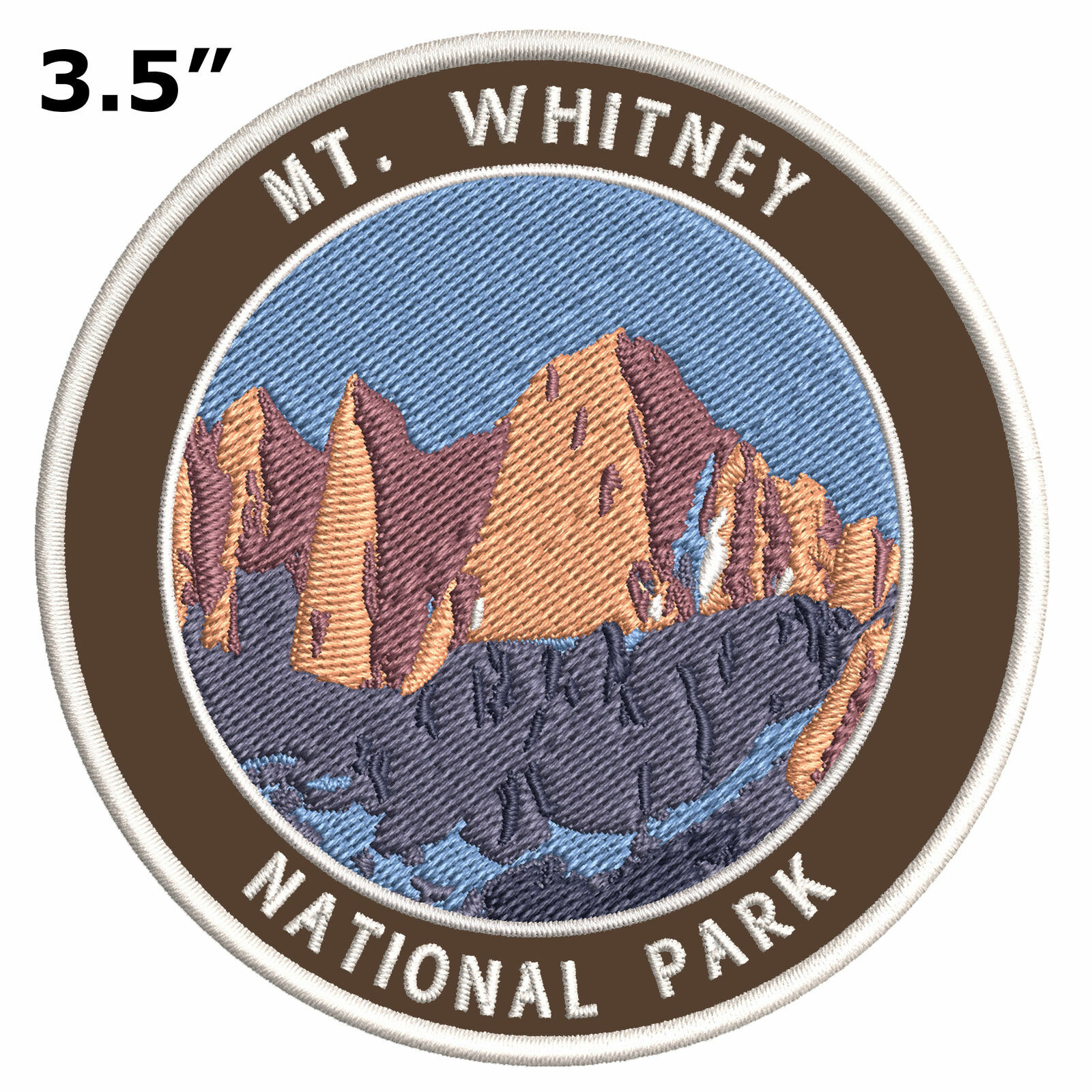 Mt. Whitney Patch Embroidered Iron-on Applique Nature Souvenir National ...