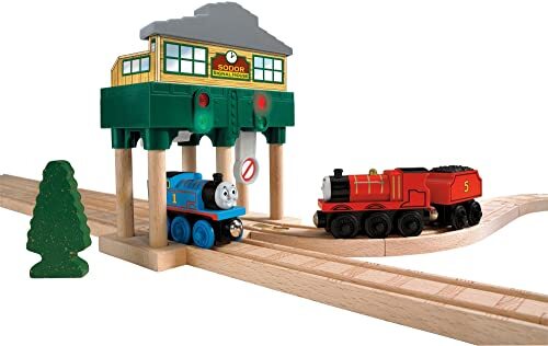 Thomas & Friends Wooden Railway Deluxe Over-The-Track Signal - Battery ...