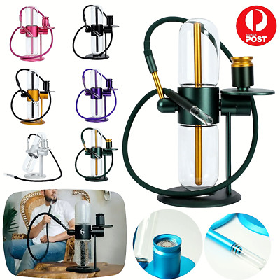 Water Smoking Pipe Double Gravity Hookah Cigarette Tobacco Smoking ...