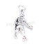 3D POST MAN MAIL US MAILMAN Charm Pendant Solid .925 Sterling Silver ...
