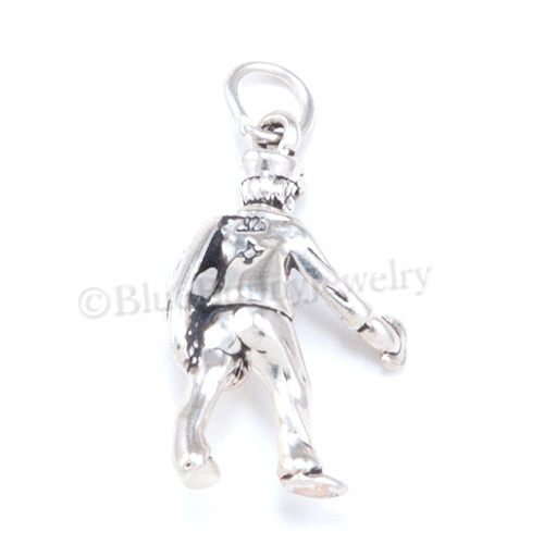 3D POST MAN MAIL US MAILMAN Charm Pendant Solid .925 Sterling Silver ...