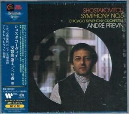 André Previn Shostakovich Symphonies No. 4 - 6 2SACD TOWER RECORDS NEW ...