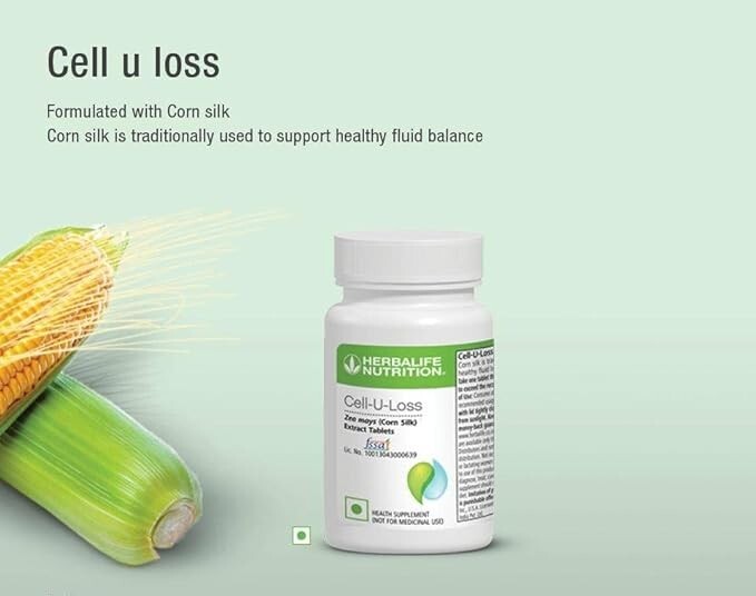 Cell-U-Loss Corn Silk Extract Health Supplment,Pack of90 Tablets, 90 ...