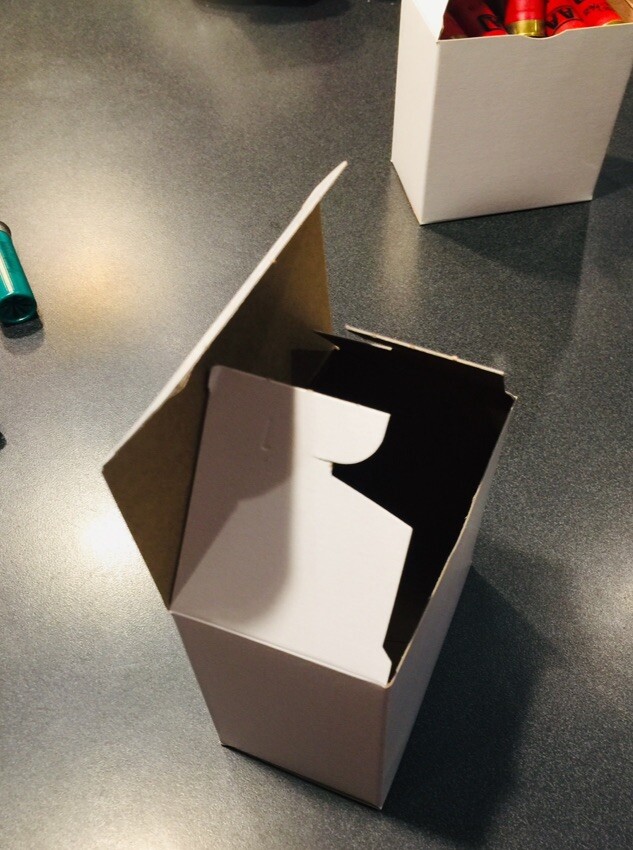 Shotshell Boxes 12 Ga 2-3/4” 25 Rd Capacity Cardboard Reloading 10 ...