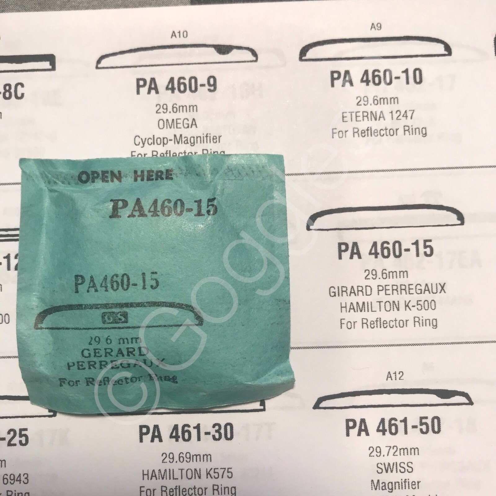 GS Round Replacement Crystals (PA Series) for Hamilton Watches - NOS | eBay