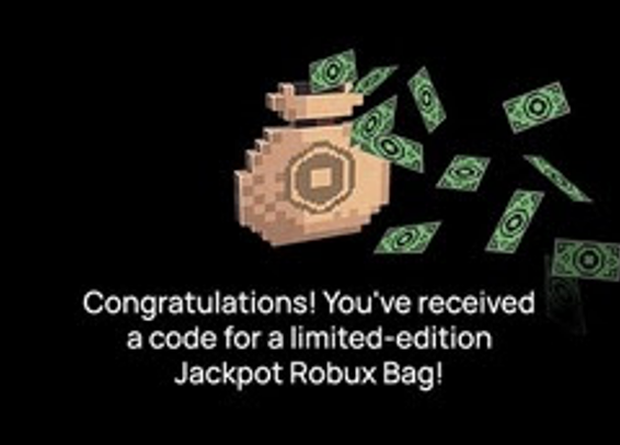 ROBL0X Limited Ed Jackpot BOBUX Robux Bag Special Effects! Sent in eBay ...