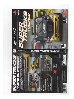 Super Trucks Racing PS2 ARTWORK ONLY Authentic Original | eBay
