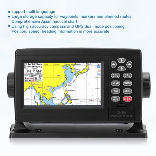 5in Marine GPS Navigator AIS TFT LCD Screen LED Backlight IP65 ...