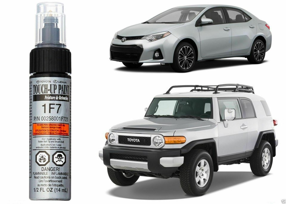 Genuine Toyota/Scion/Lexus Touch Up Paint 1F7 Classic Silver Metallic ...