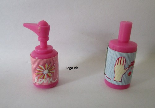 Lego 6933bpb01 & 6933cpb01 Scala Bottle Lotion Shampoo du 3142 MOC A76 ...