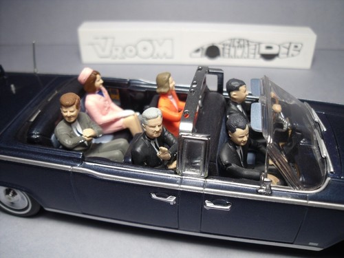 FIGURINES 1/43 SET 345 KENNEDY DALLAS VROOM NOT PEINT UH MINICHAMPS ...