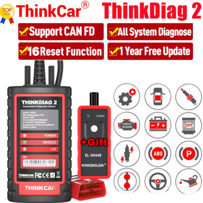 2025 THINKDIAG 2 OBD2 Scanner Car Diagnostic Tool Reader All Free ...