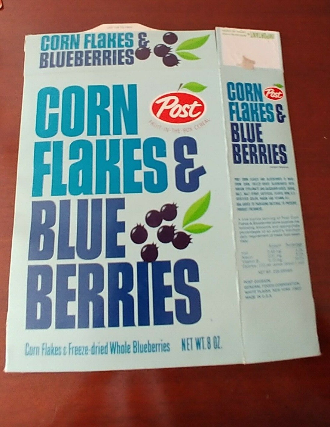 Post Corn Flakes and Freeze-Dried Blue Berries - 1960s! | eBay
