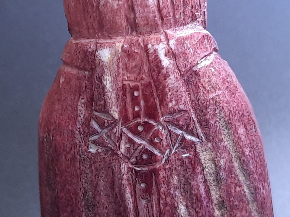 Medieval Lewis Chessmen Bone Chess Collection - Hand-Carved Bishop ...