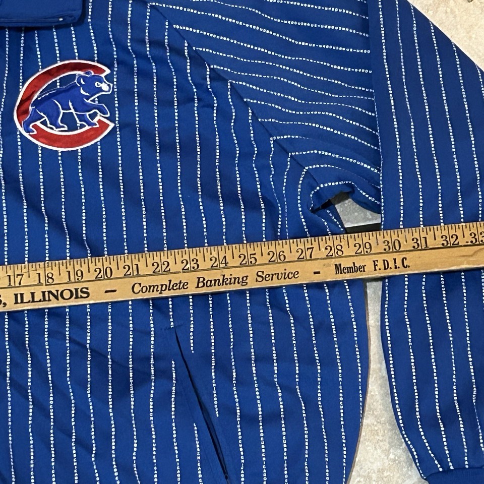 2XL Chicago Cubs Pin Stripe G-III Sports Carl Banks full Zip Jacket | eBay