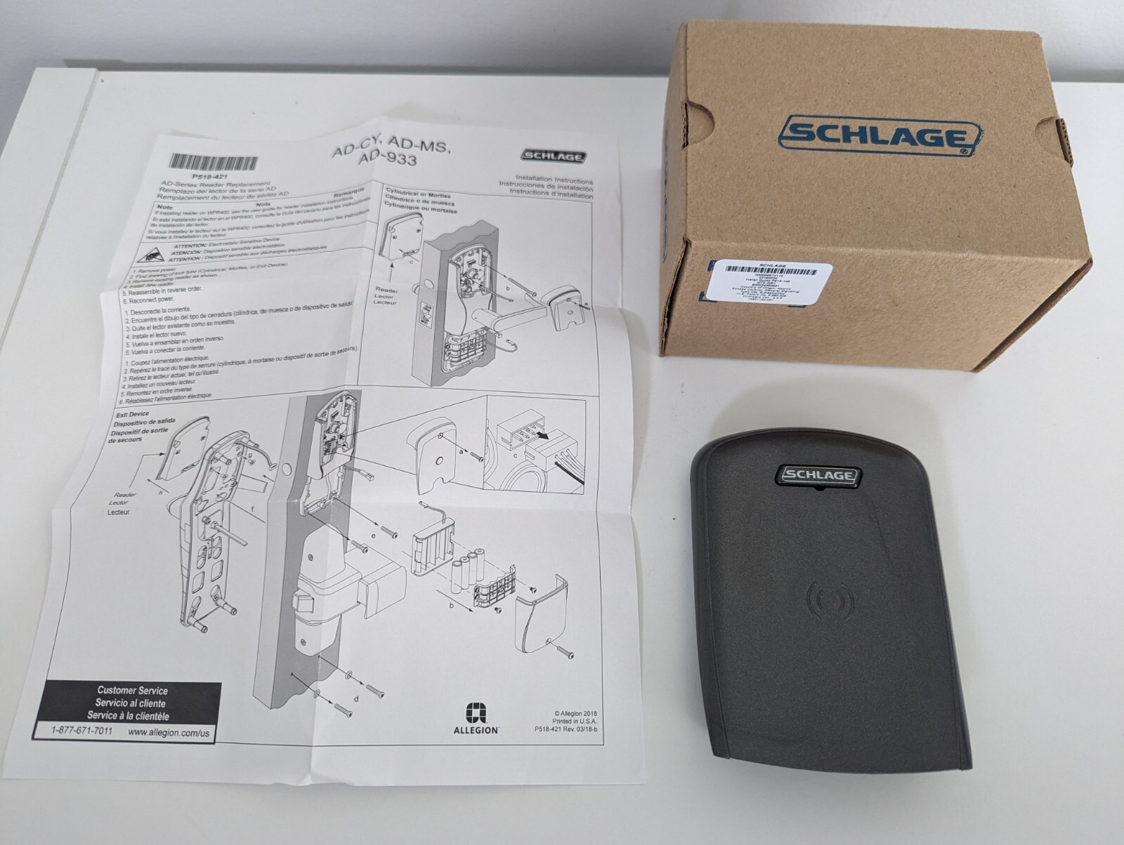 Schlage MT2-GRY Reader Replacement for sale online | eBay