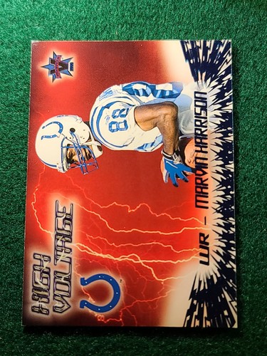 2000 Vanguard High Voltage Indianapolis Colts Football Card #14 Marvin ...